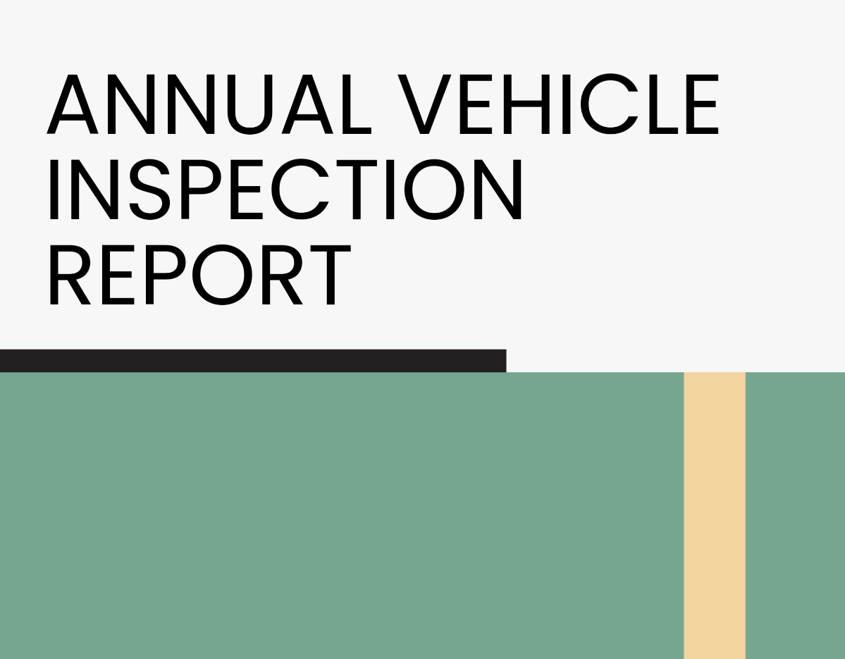Annual Vehicle Inspections - ComTrax, LLC.